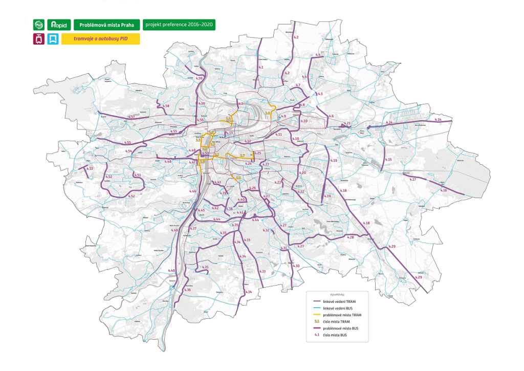 Preference MHD: Praha bude systematicky řešit místa, kde se zpožďují ...