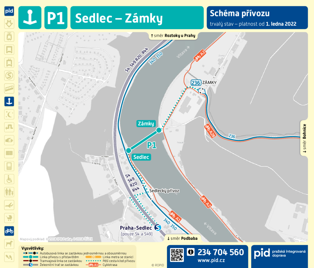 Přívozy | Pražská integrovaná doprava Pražská integrovaná doprava